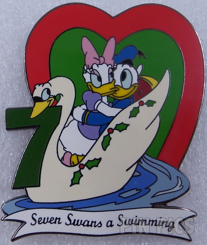 PP17787 - DLR - Donald and Daisy - 7 Swans a Swimming - Twelve Days of ...