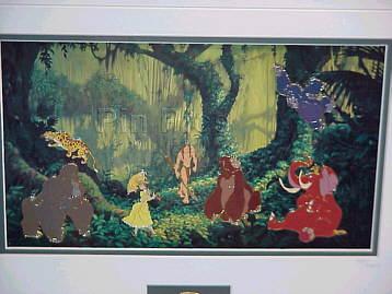 PP17371 - Disney Catalog - Tarzan - Framed 7 Pin Set - PinPics