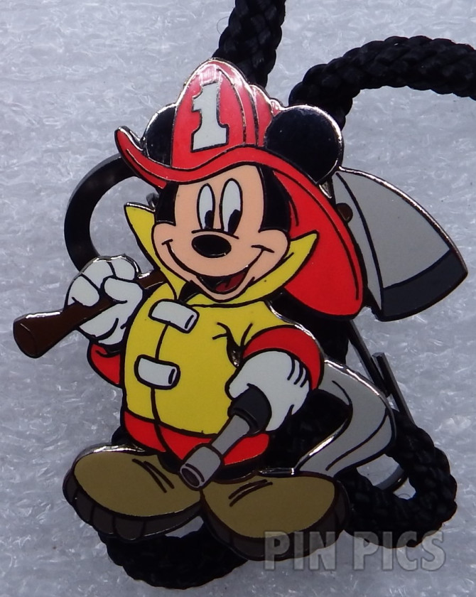 PP18274 - Cast ID Lanyard - Fireman Mickey - PinPics