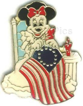 PP19540 - Boot-leg Pin - Betsy Ross Minnie - PinPics