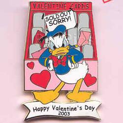 PP19597 - WDW - Donald Duck - Valentines Day 2003 - PinPics