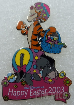 PP21239 - WDW - Tigger & Eeyore - Happy Easter 2003 - PinPics