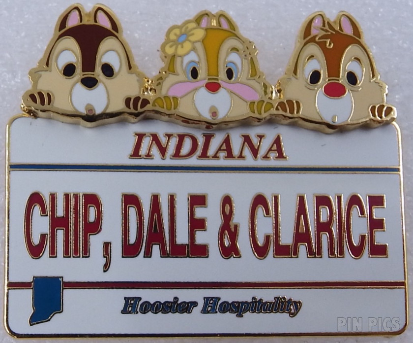 PP22571 - Japan - Chip, Dale, Clarice - Indiana - Disney Across America - JDS - PinPics