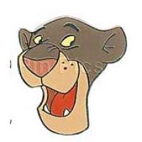 PP22273 - Disney Catalog - Jungle Book Boxed Pins #1 Character Heads (Bagheera) - PinPics