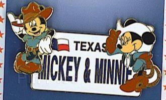 PP23409 - JDS - Mickey & Minnie Mouse - Texas - Disney Across America ...