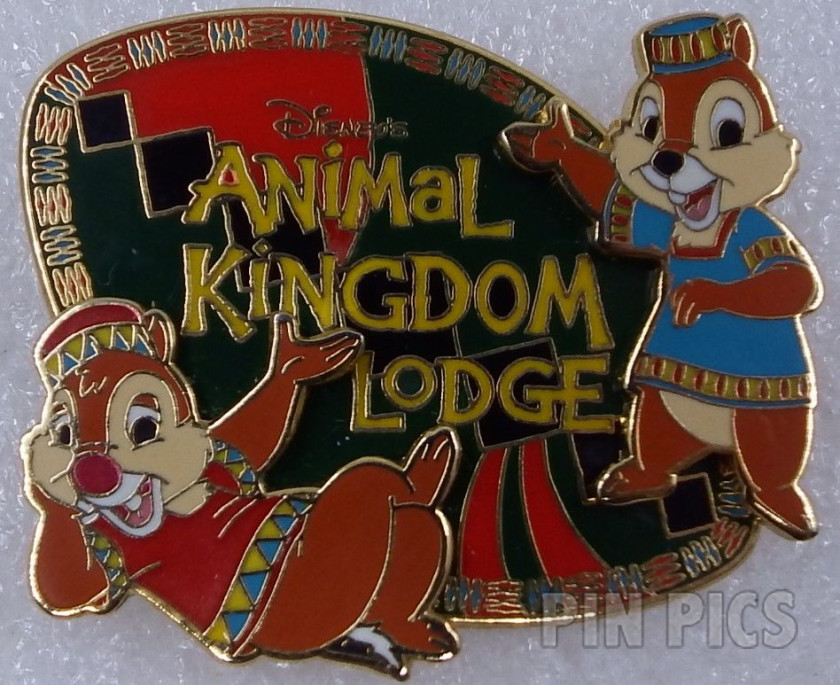 PP23900 - WDW - Chip and Dale - Animal Kingdom Lodge - PinPics