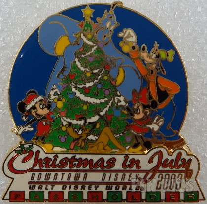 PP24003 - WDW - Goofy, Mickey, Minnie, Pluto & Genie - Christmas in ...