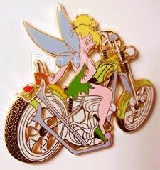 PP23988 - Bootleg - Tinker Bell on Motorcycle - PinPics