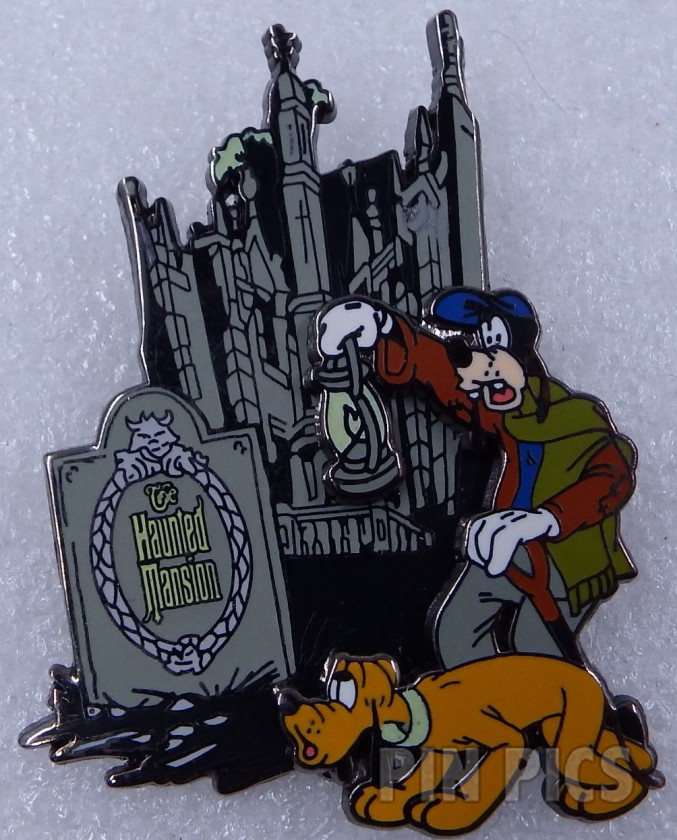 PP25174 - Goofy and Pluto - Haunted Mansion - Glow in the Dark - PinPics