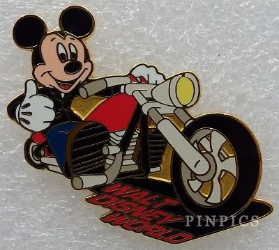 PP24890 - WDW - Mickey - Motorcycle Biker - PinPics