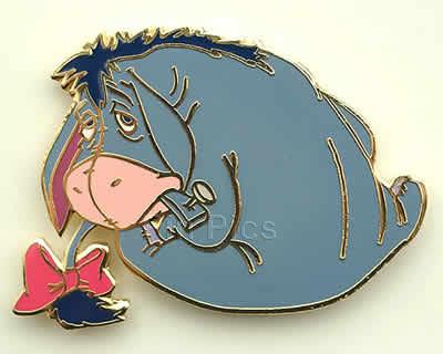 PP25449 - Disney Auctions - Eeyore with Tail in Mouth - PinPics