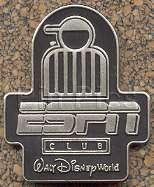 PP25603 - ESPN Club Referee Logo in Silver and Black - PinPics