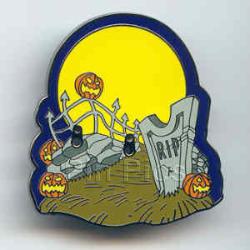 PP25629 - WDW - NBC Graveyard Tombstone - Build A Pin Base - PinPics