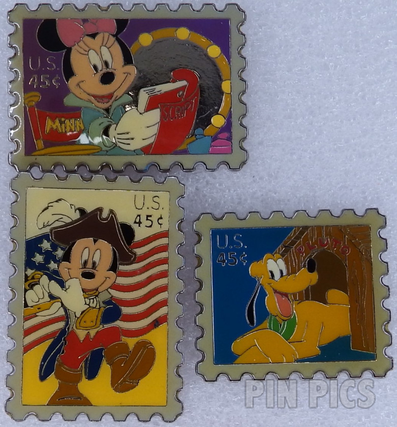 PP26393 - Japan - Mickey, Minnie and Pluto - Mickey Summer Vacation Set - JDS - PinPics