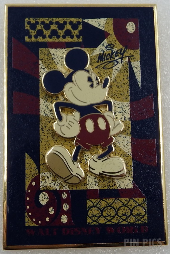 PP27982 - WDW - Mickey Mouse - Art Deco - Featured Artist #1 - Jumbo - PinPics