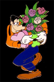 PP28472 - DA - Goofy With Flowers - PinPics
