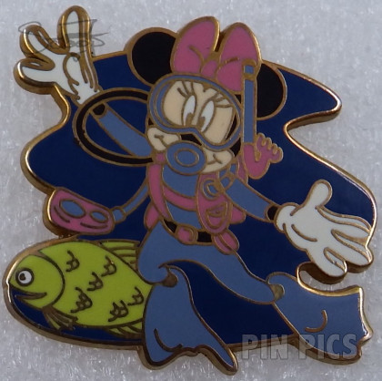 PP28786 - WDW - Minnie Mouse - Scuba Diving - Cast Lanyard Series 2 ...