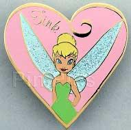 PP28992 - DA - Tinker Bell - Pink Heart - Silver Prototype - PinPics