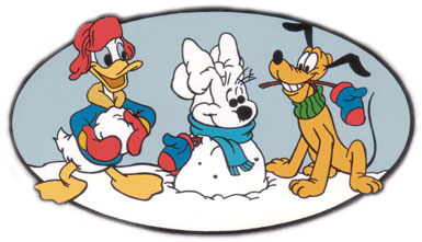 PP29029 - DA - Winter Fun (Minnie Snowman) - PinPics