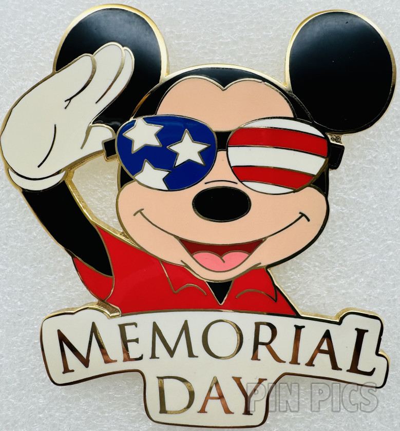 PP30701 - DA - Mickey Salutes Memorial Day - Sunglasses - PinPics