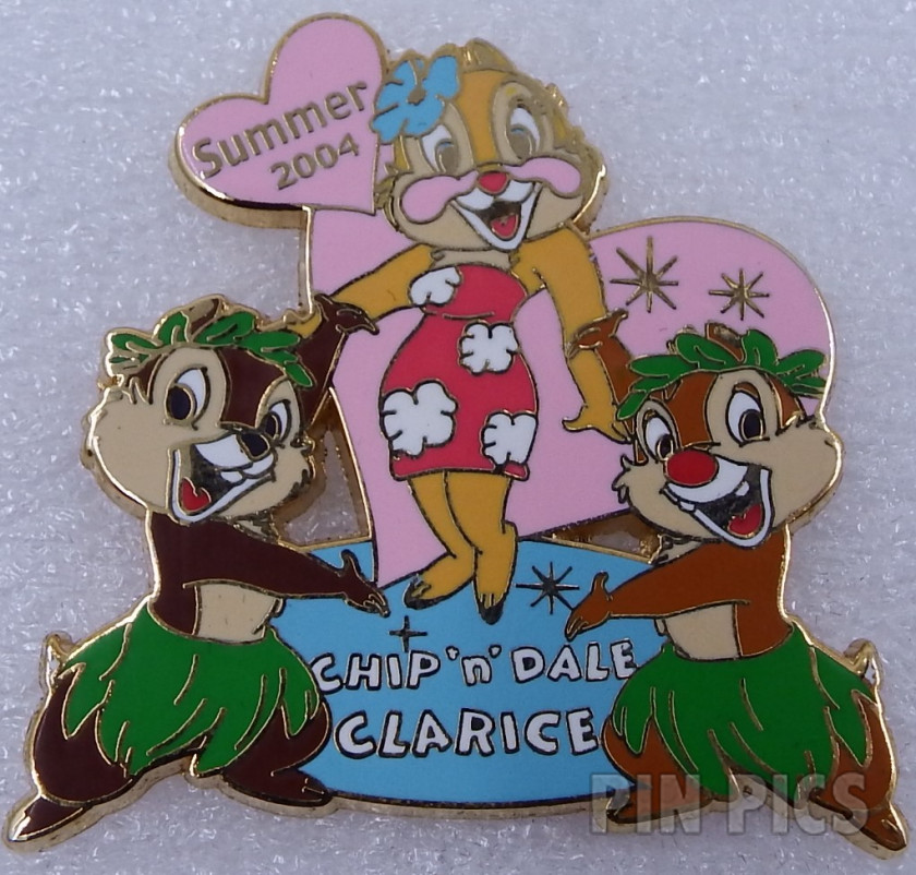 PP31420 - Japan - Clarice, Chip and Dale - Hula Dancing - Summer 2004 - PinPics