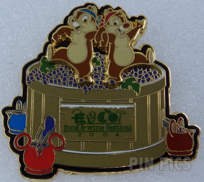 PP33330 - WDW - Chip & Dale - Epcot Food & Wine Festival 2004 - PinPics