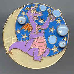 PP33448 - WDW - Figment - Moon Blowing Bubbles - Artist Proof - PinPics