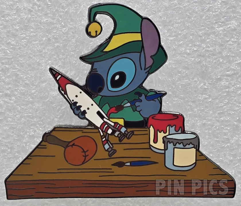 PP34588 - DA - Stitch Elf - Painting Rocket - Santa's Workshop ...