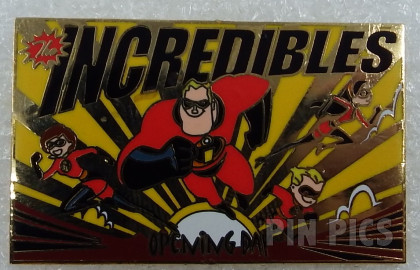 PP34562 - WDW - Cast Exclusive - The Incredibles (Opening Day) - PinPics