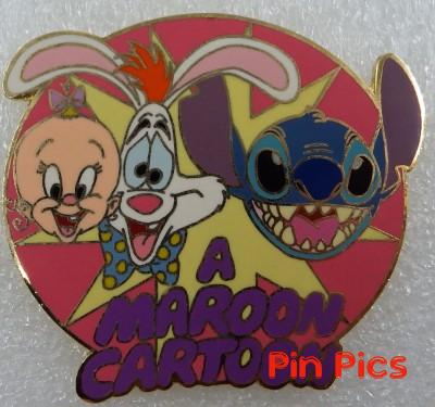 PP35697 - DA - Maroon Logo (Baby Herman, Roger Rabbit & Stitch) - PinPics