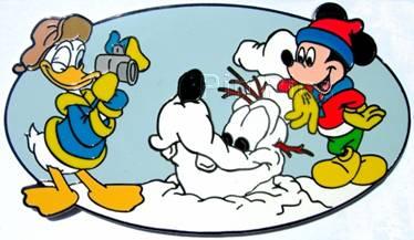 PP35680 - DA - Goofy Snowman - Winter Fun - PinPics