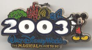 PP36002 - WDW 2003 The Magical Place to Be with Mickey - PinPics
