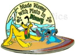 PP36261 - WDW - Pin Route 498 - A Surfin' Road Trip (Pluto & Stitch ...