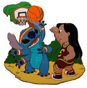 PP39129 - DA - Lilo and Stitch - Basketball - PinPics
