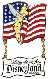 PP39712 - DLR - Tinker Bell Saluting - 4th of July 2005 - Dangle - USA ...