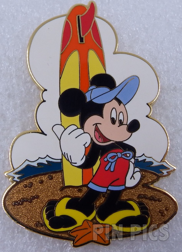 PP40795 - Japan - Mickey Mouse - Surfboard - JDS - PinPics