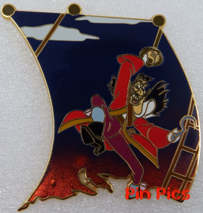 PP41472 - WDW - Captain Hook - Peter Pan Pirate Ship 6 Pin Puzzle ...