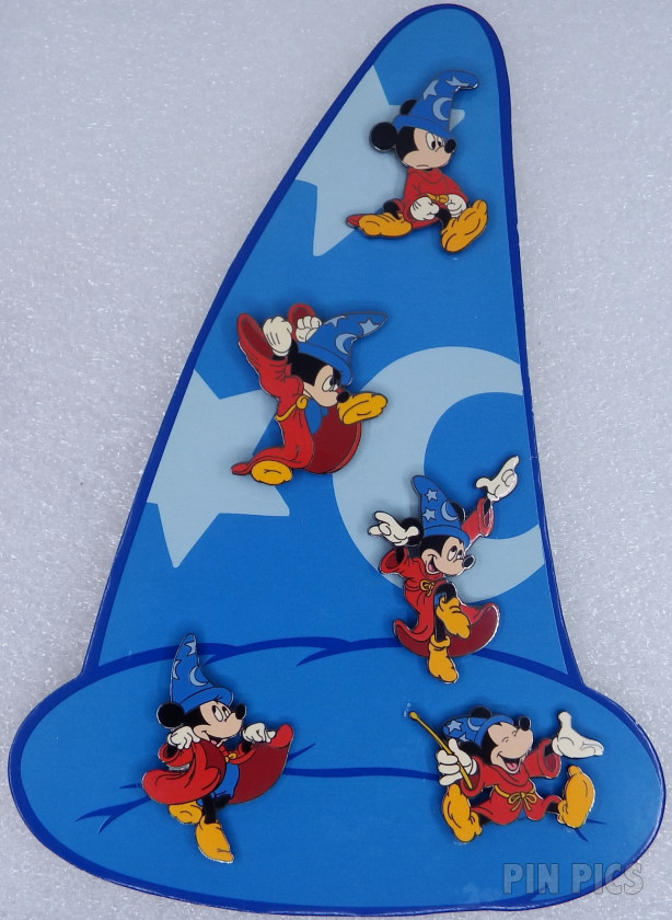 PP42991 - WDI - Sorcerer's Apprentice Mickey Set - PinPics
