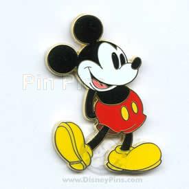 PP43624 - Mickey Mouse (Standing w/Foot Out) - PinPics