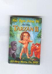 PP43779 - Button - Tarzan,Terk and Tantor - Tarzan 2 Two - Go Ape - PinPics