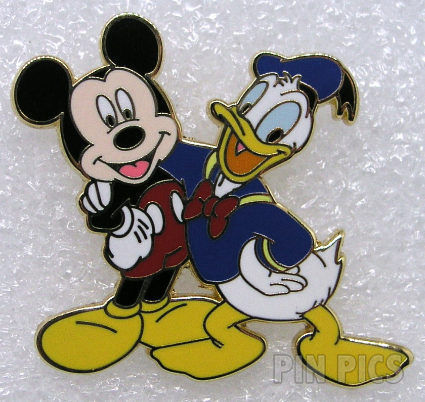 PP45207 - Mickey Mouse, Donald Duck - Friends Are Forever - Lanyard Set - PinPics