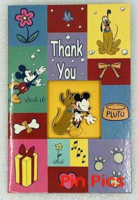 PP44888 - Mickey and Pluto - Laughing - Thank You - Set - PinPics