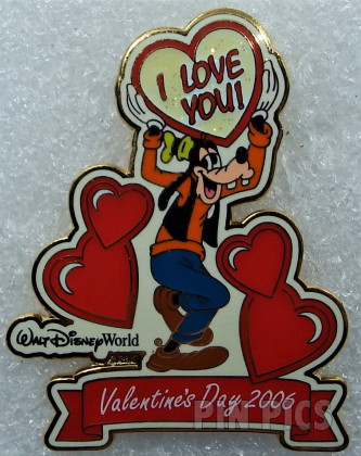 PP44762 - WDW - Goofy - Valentine's Day 2006 - To My Valentine - PinPics
