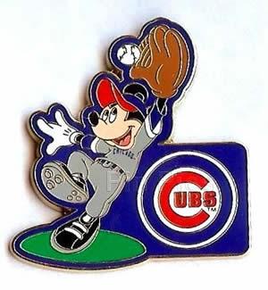 PP45153 - WDW - Mickey Mouse Major League Baseball (Chicago Cubs) - PinPics
