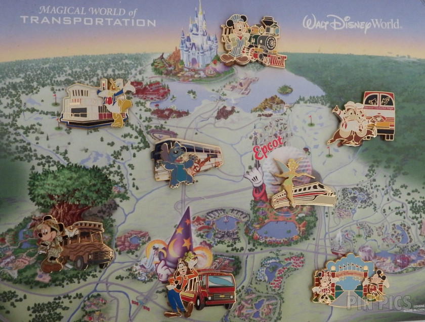 PP45675 - WDW - Magical World of Transportation Set - Pin Pursuit ...