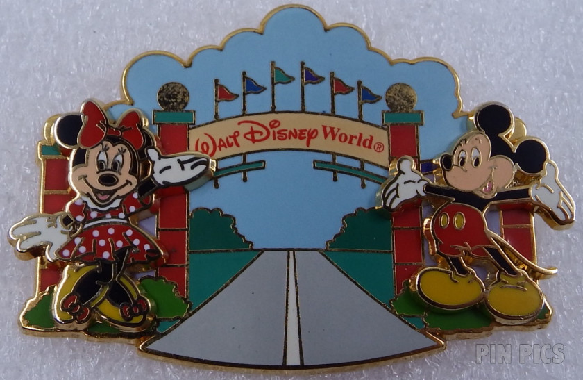 PP45685 - WDW - Mickey and Minnie - Entrance Sign - Completer Pin ...