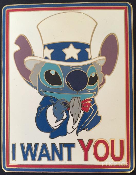 PP47565 - Disney Auctions - Stitch as Uncle Sam - I Want You Poster ...