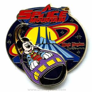 PP47822 - WDW - Space Mountain - Mickey Rocket Ship - PinPics