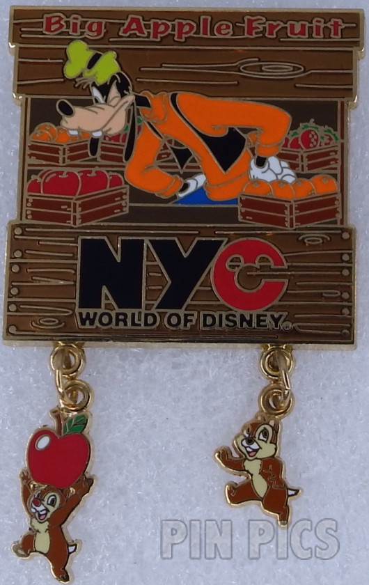 PP48146 - WOD NYC - Goofy, Chip and Dale - Big Apple Fruit Stand ...