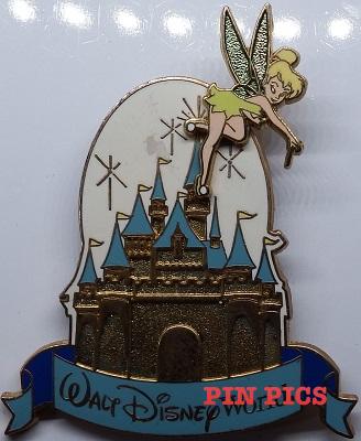 PP48109 - WDW - Tinker Bell - Cinderella Castle - PinPics
